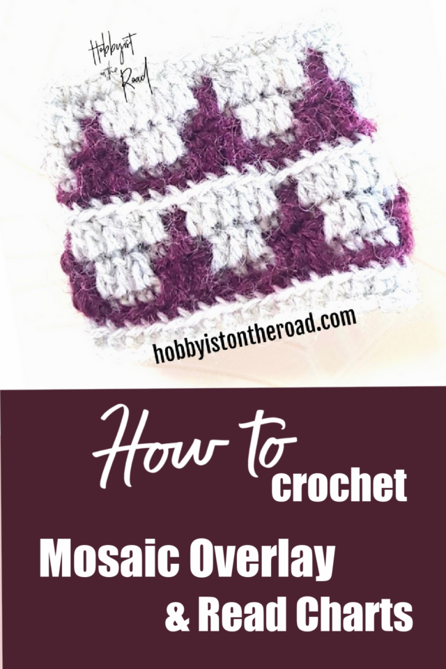 how to crochet mosaic overlay and read mosaic crocheting charts